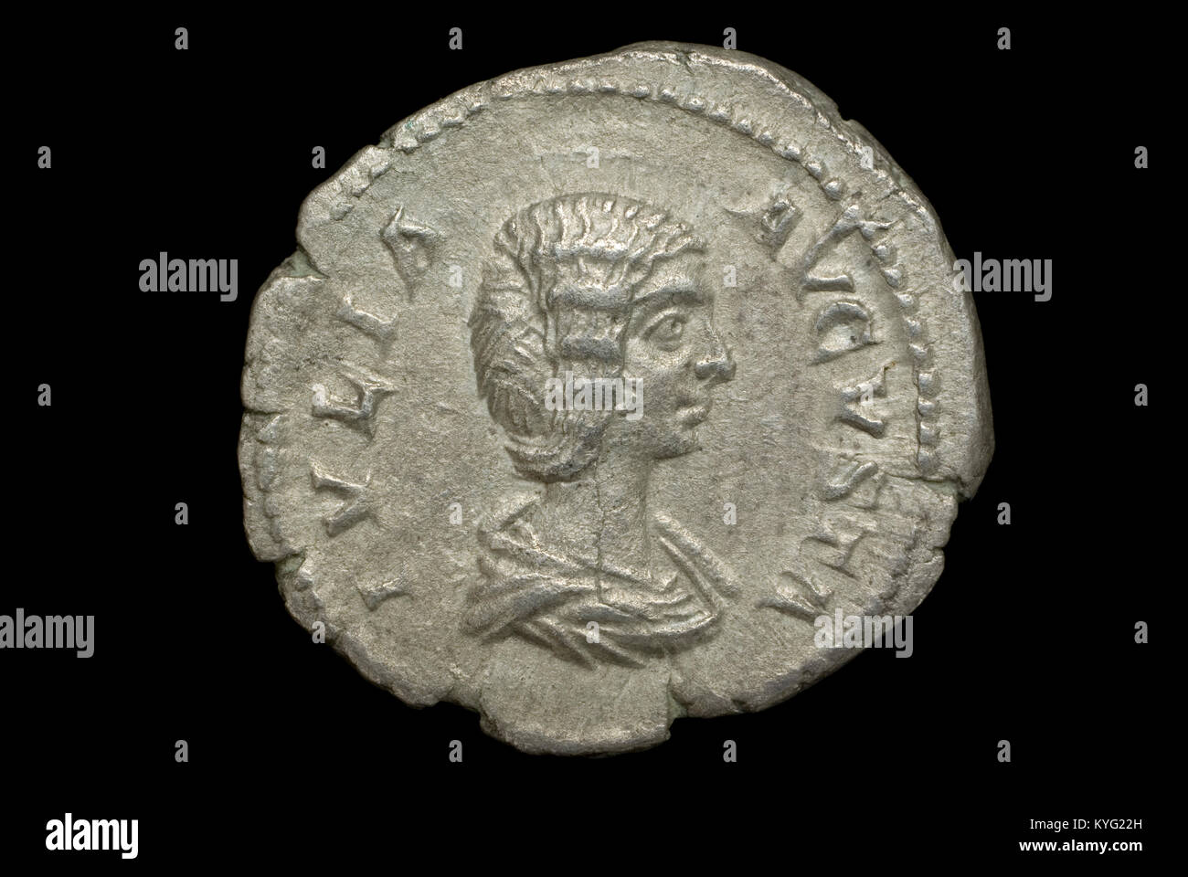 Roman coin of Julia Domna Stock Photo - Alamy