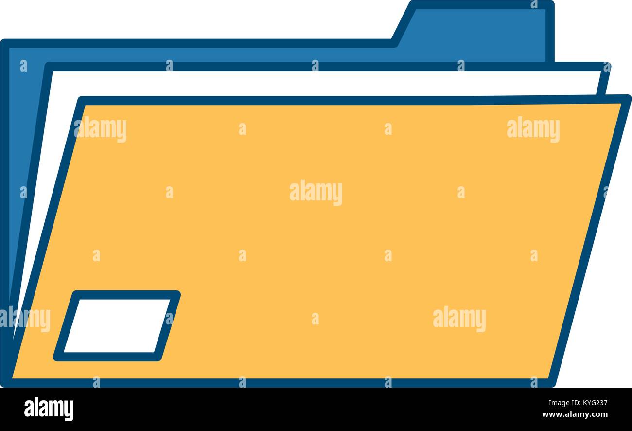 Folder document symbol Stock Vector Image & Art - Alamy