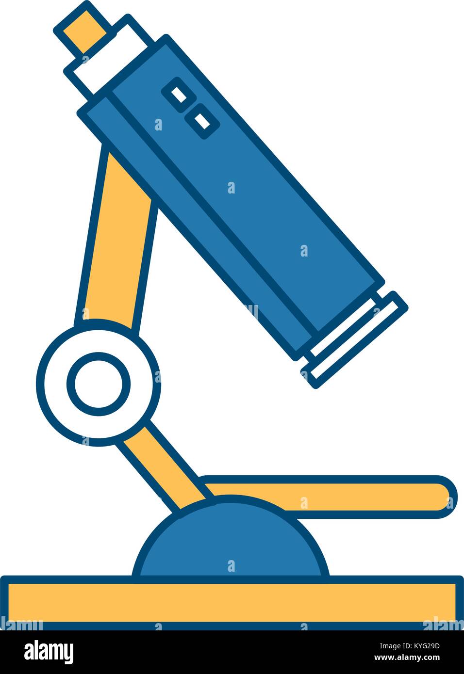 Microscope scientific tool Stock Vector Image & Art - Alamy