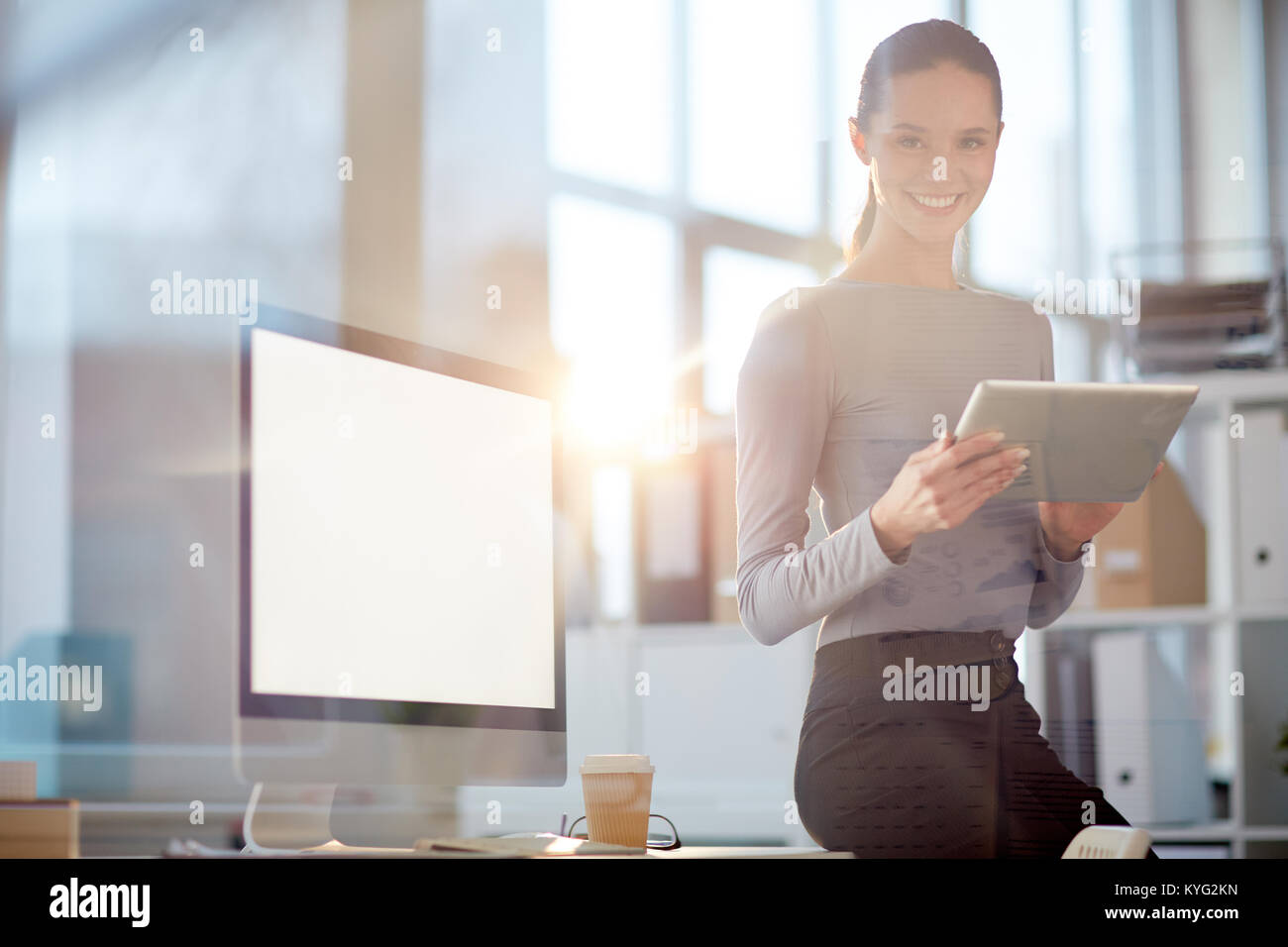 Day in office Stock Photo - Alamy