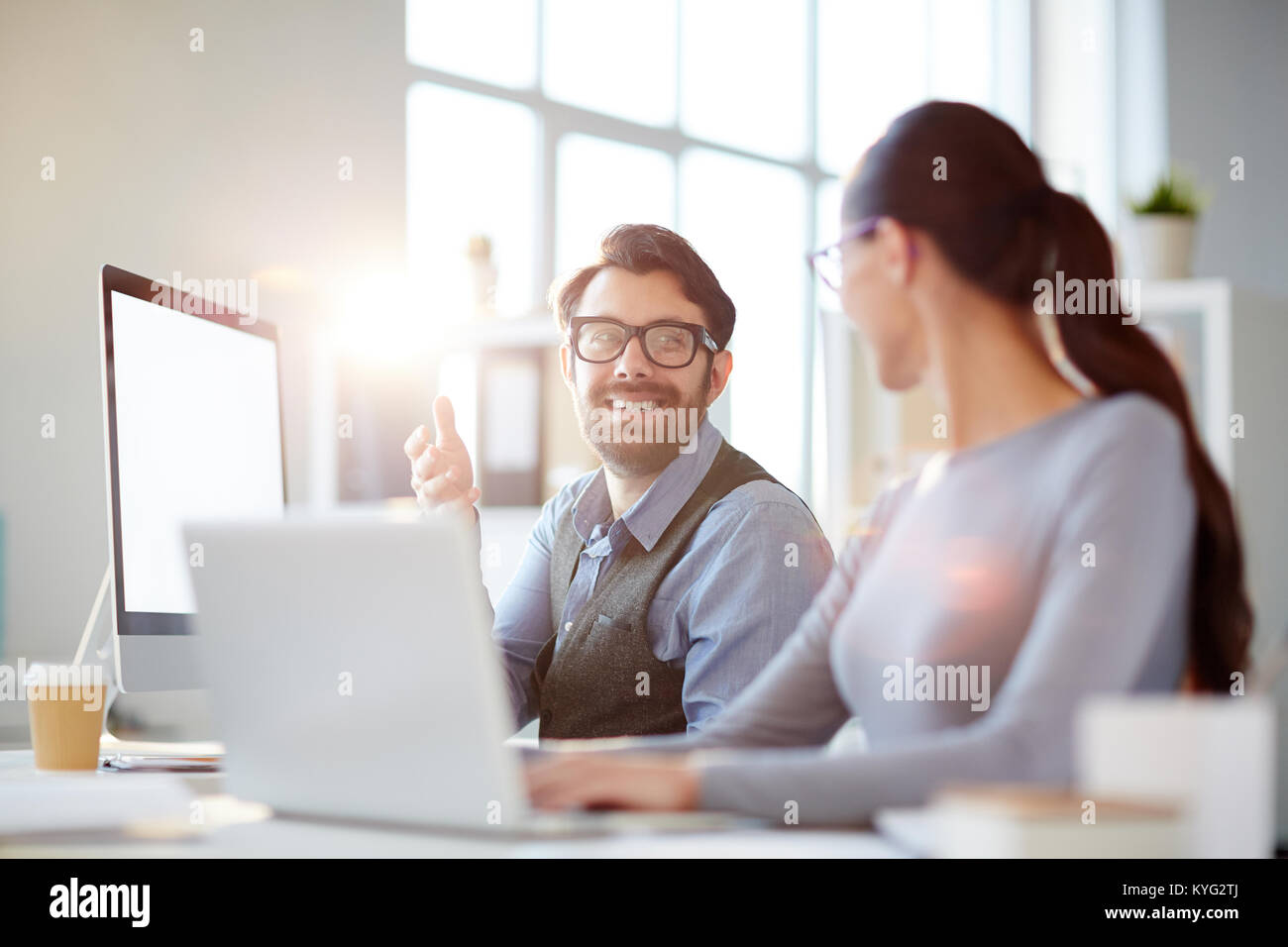 Organization of work Stock Photo - Alamy