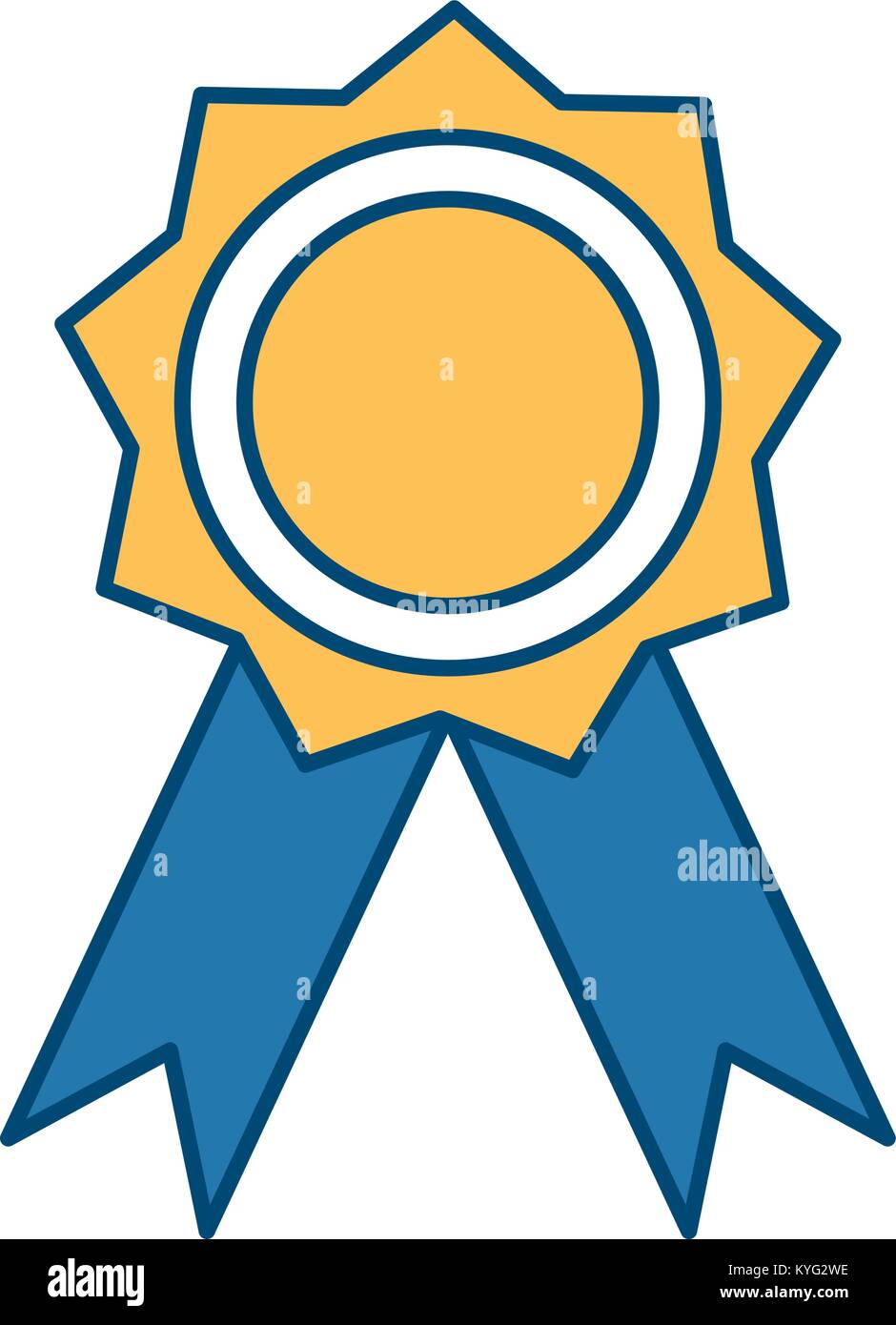 Award ribbon symbol Stock Vector Image & Art - Alamy