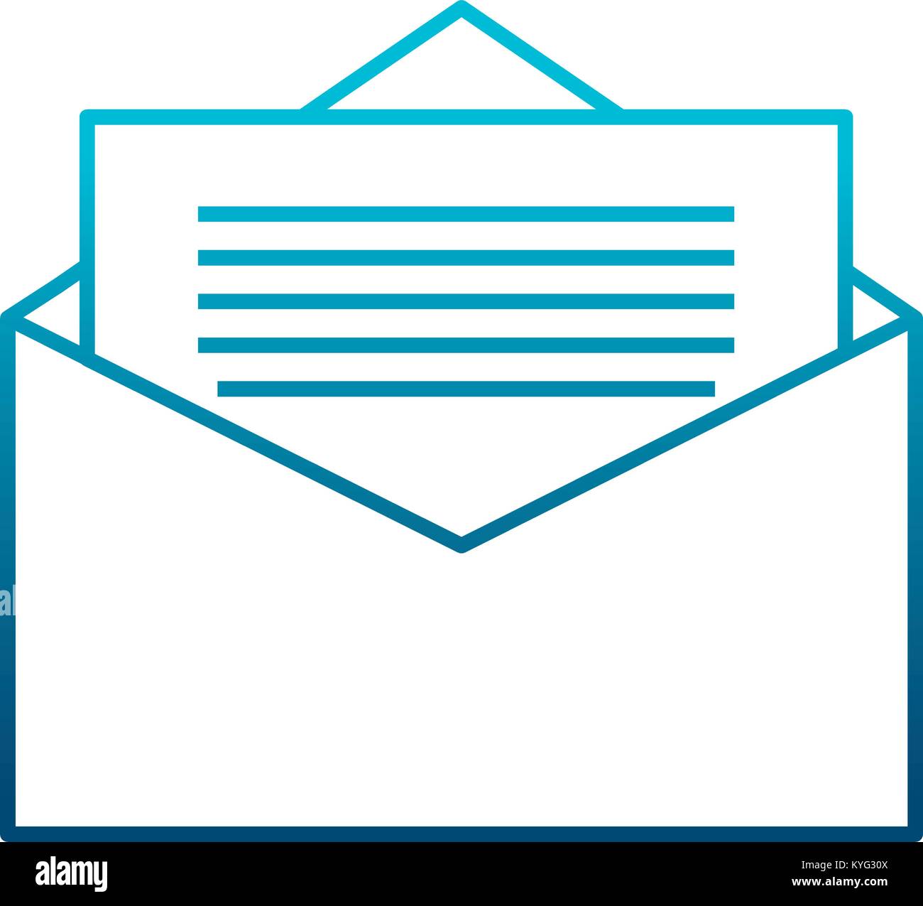 Mail or email symbol Stock Vector Image & Art - Alamy