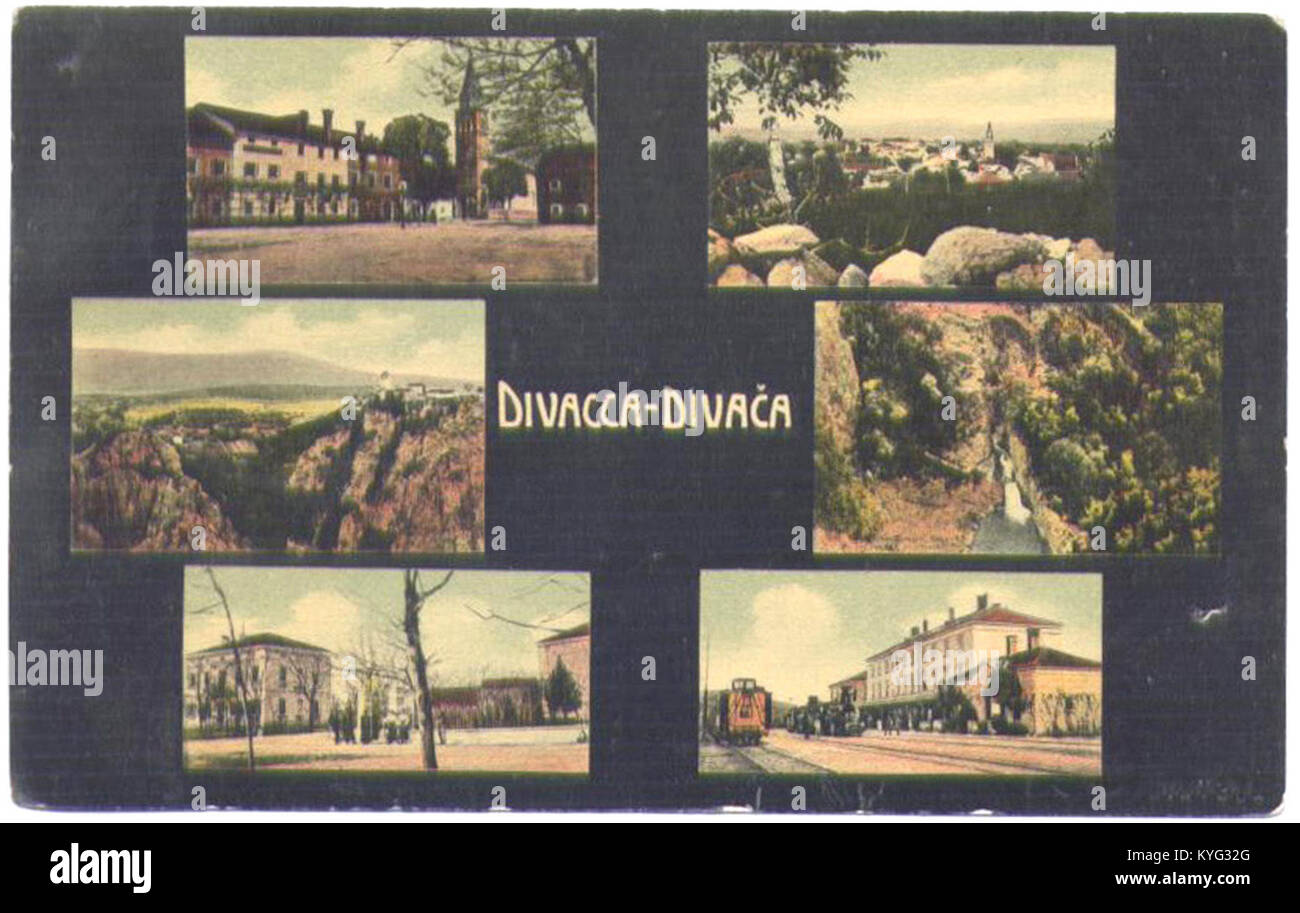 Postcard shows historic buildings hi-res stock photography and images ...