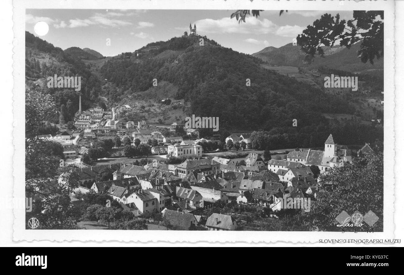 Postcard of Laško (2 Stock Photo - Alamy
