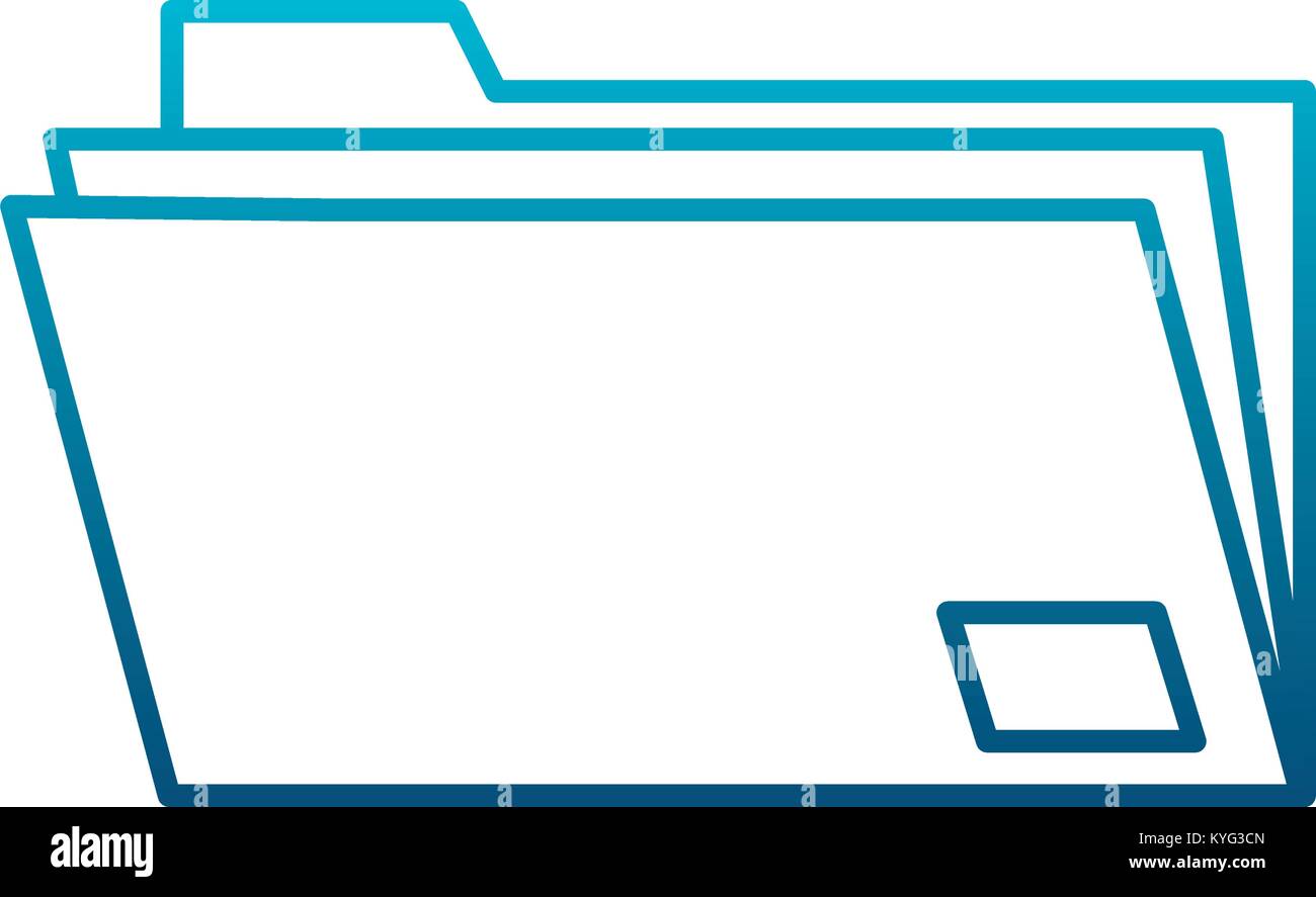 Folder document symbol Stock Vector Image & Art - Alamy