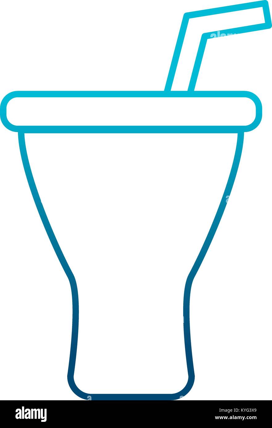 Drink cup with straw Stock Vector Image & Art - Alamy
