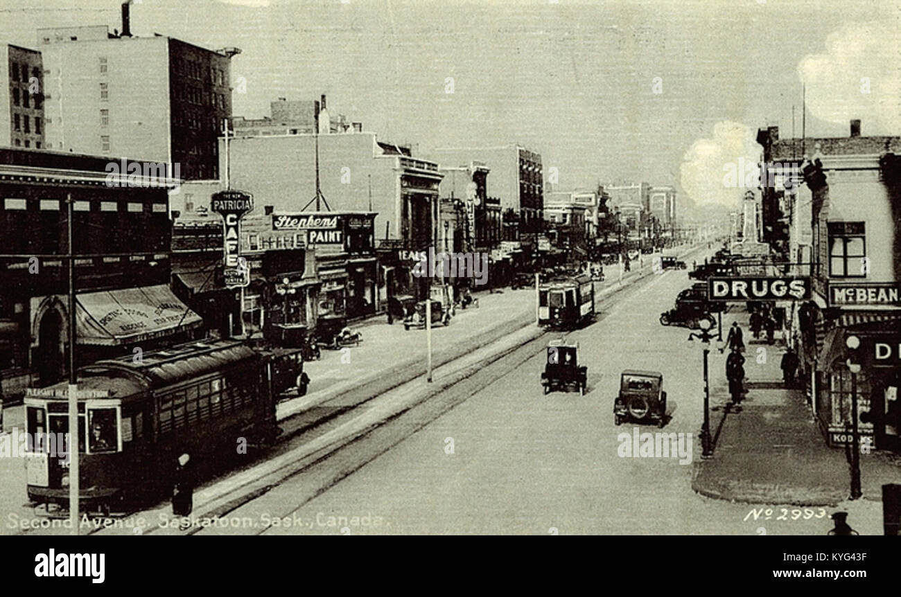Second avenue saskatoon hi-res stock photography and images - Alamy