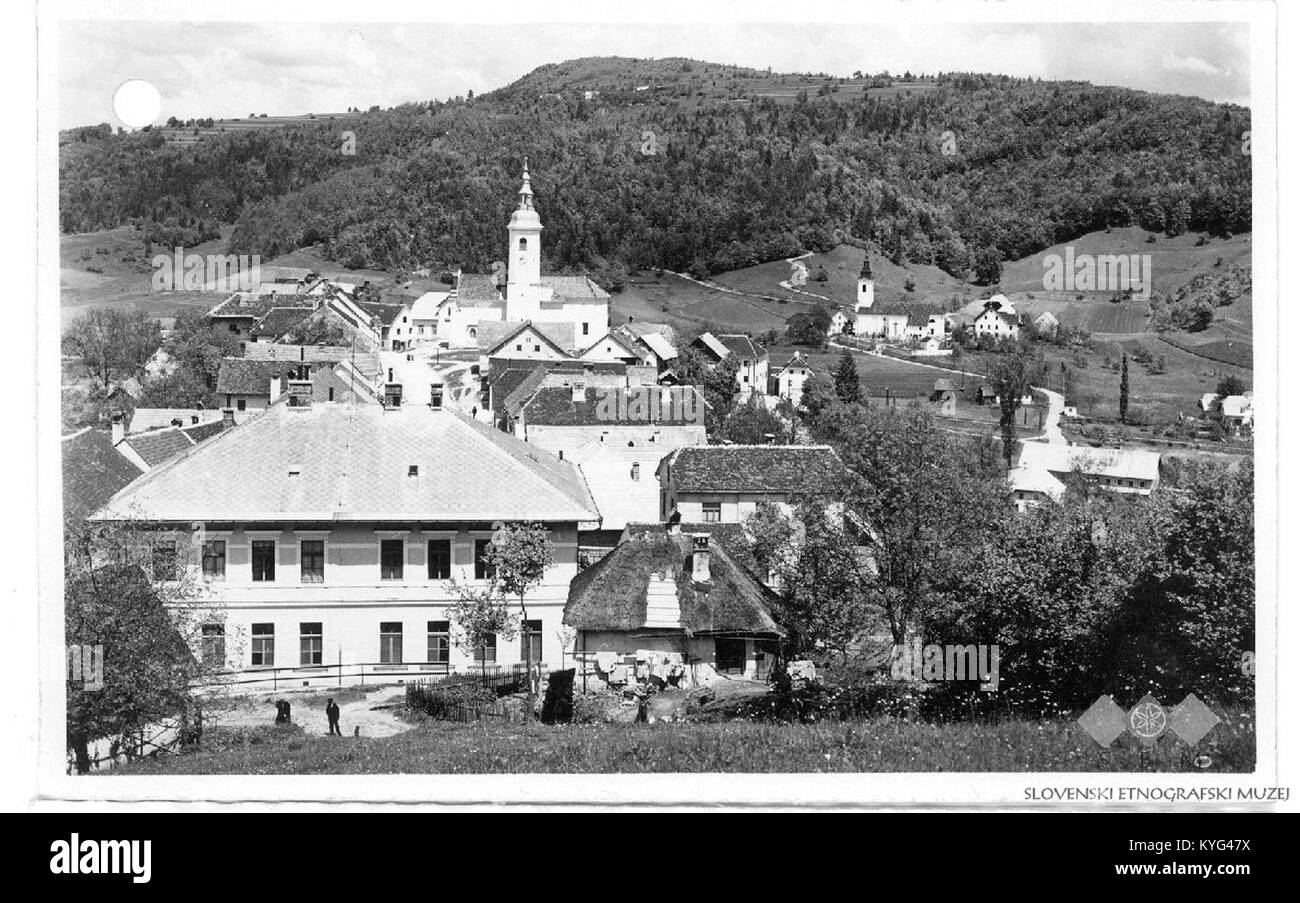 Postcard of Višnja Gora Stock Photo - Alamy
