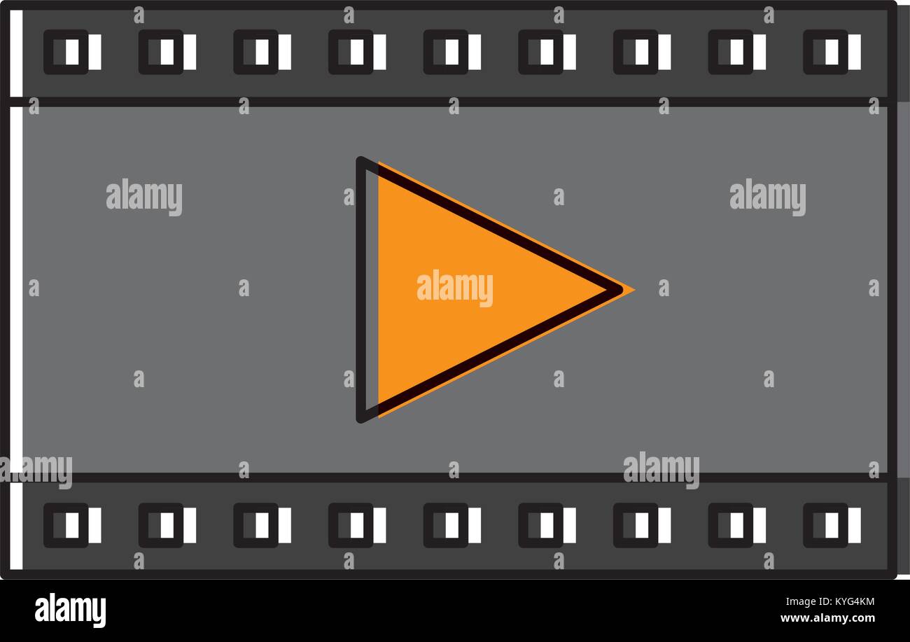 Video player symbol Stock Vector Image & Art - Alamy