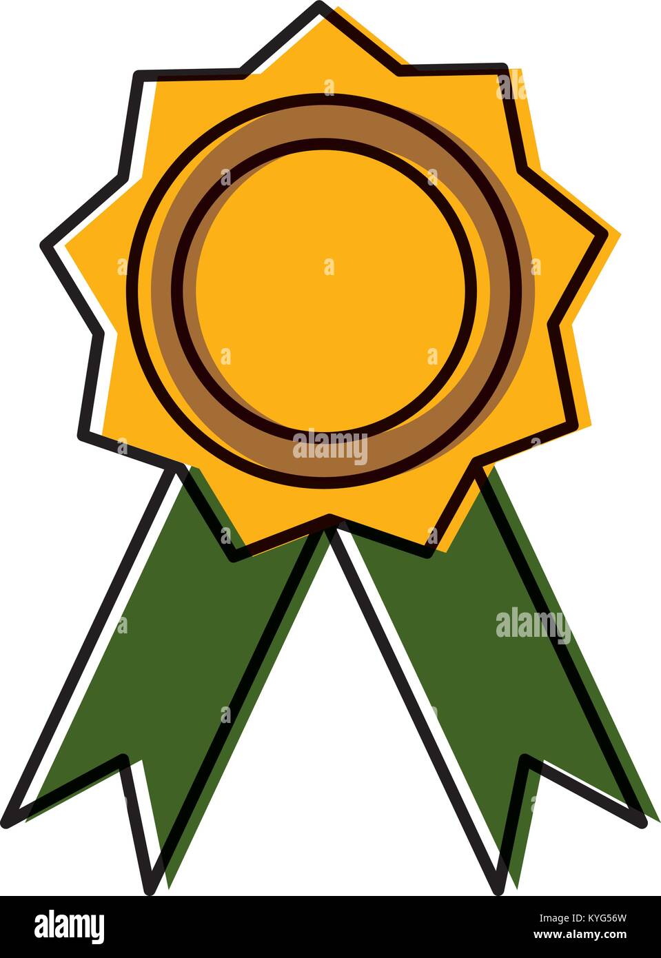 Award ribbon symbol Stock Vector Image & Art - Alamy