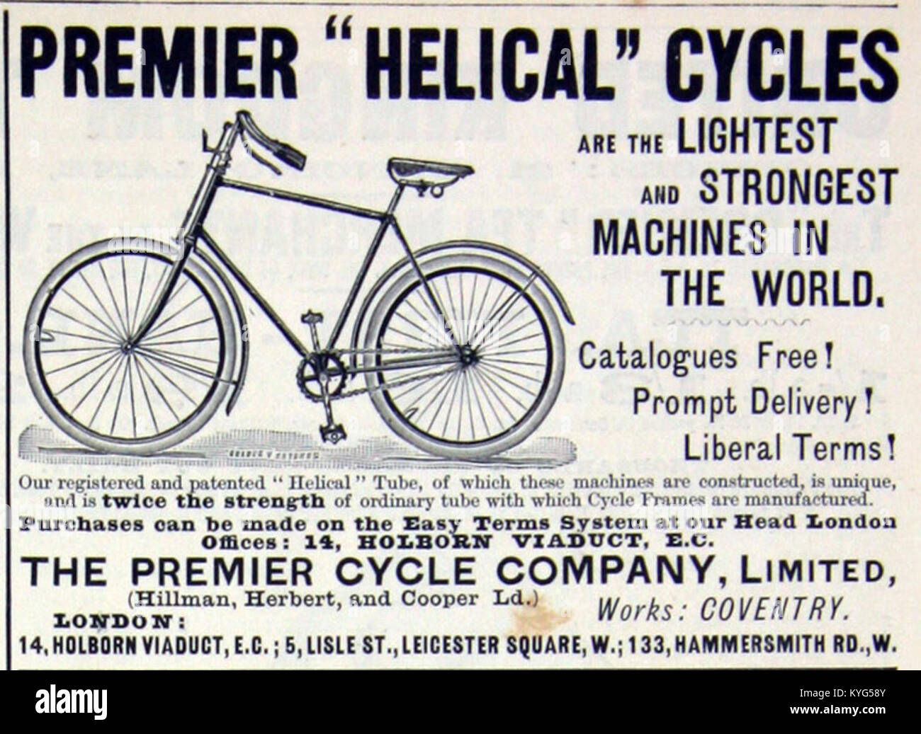 Bicycle advertisement hi-res stock photography and images - Alamy