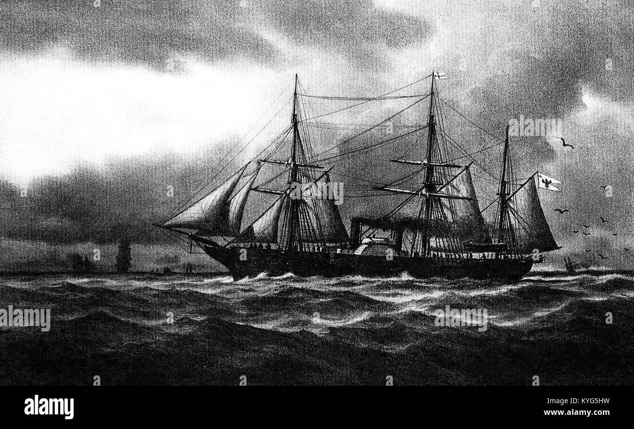 Prussian warship Black and White Stock Photos & Images - Alamy