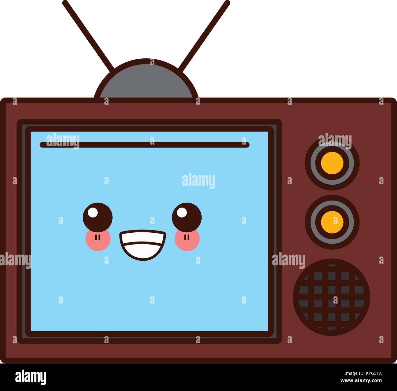 Kawaii tv cartoon hi-res stock photography and images - Alamy
