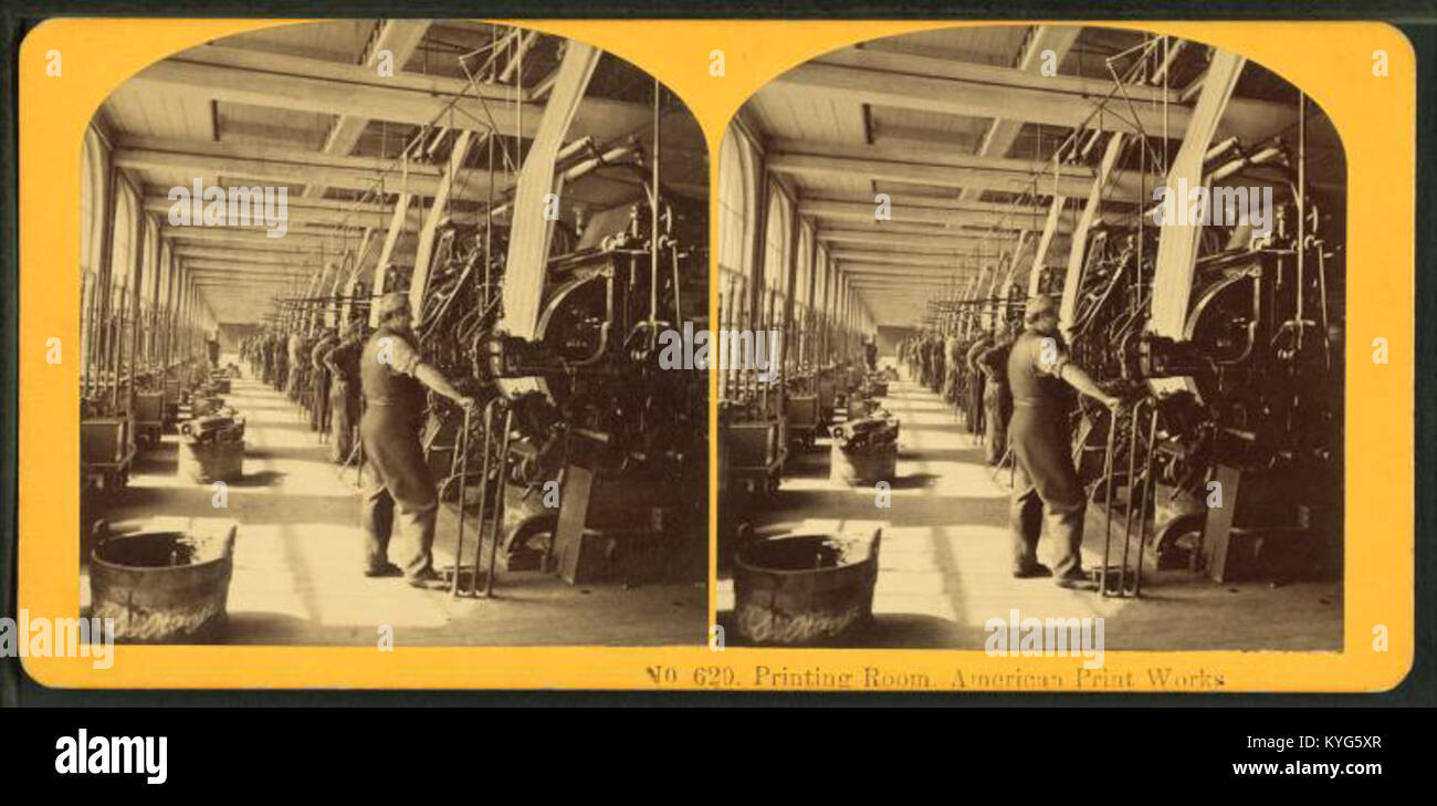 Printing room american print works hi-res stock photography and images ...