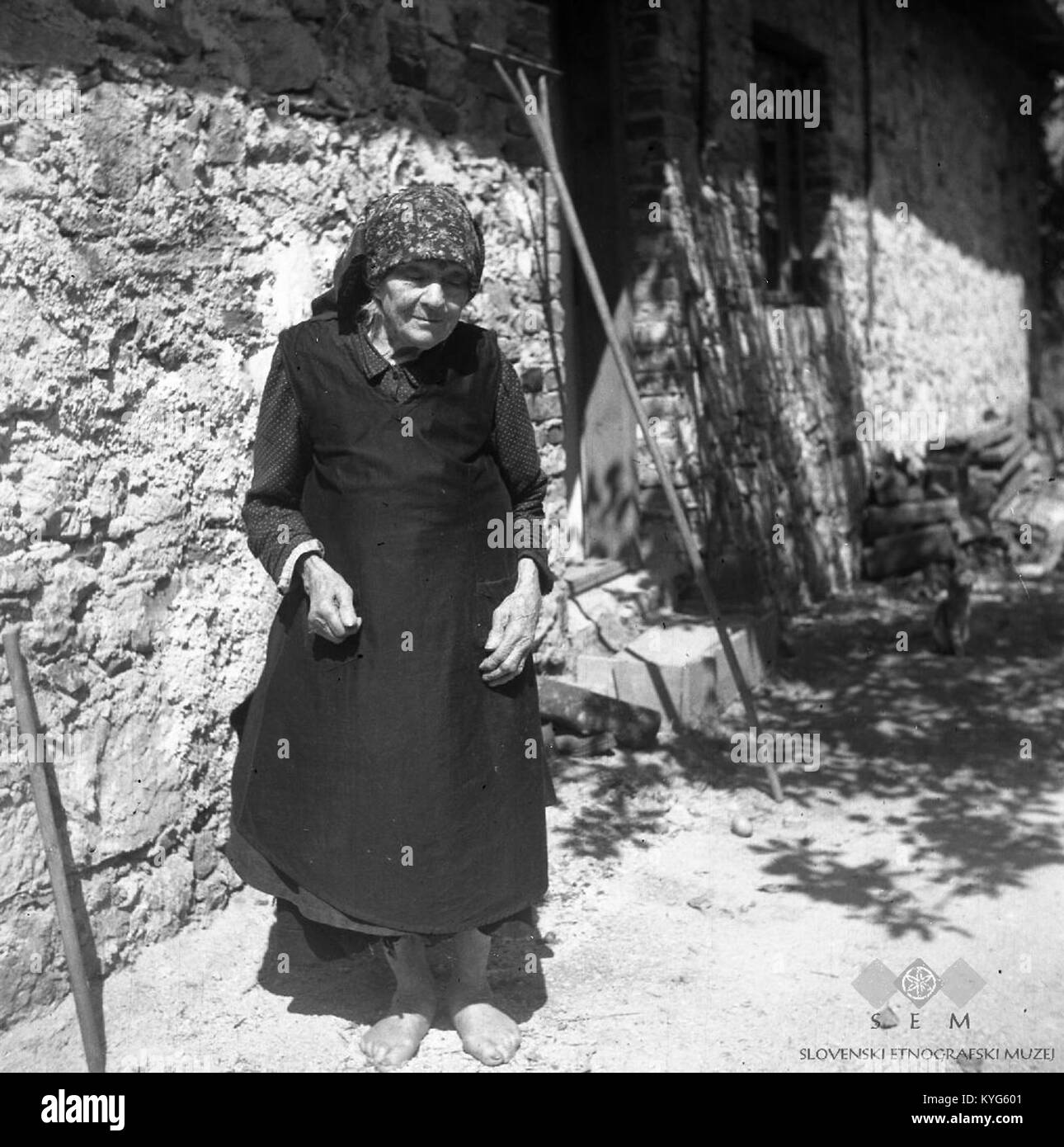 This title refers to an image or document of Franciska Gradisar, an 83 ...