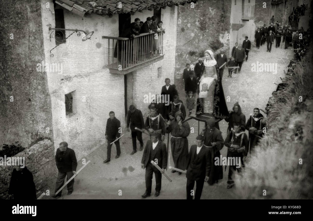 The Semana Santa procession in Hondarribia, Spain, is an annual ...