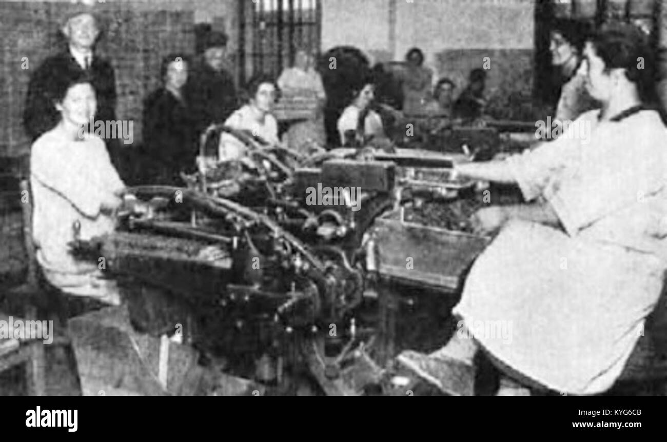 Production activities Black and White Stock Photos & Images - Alamy