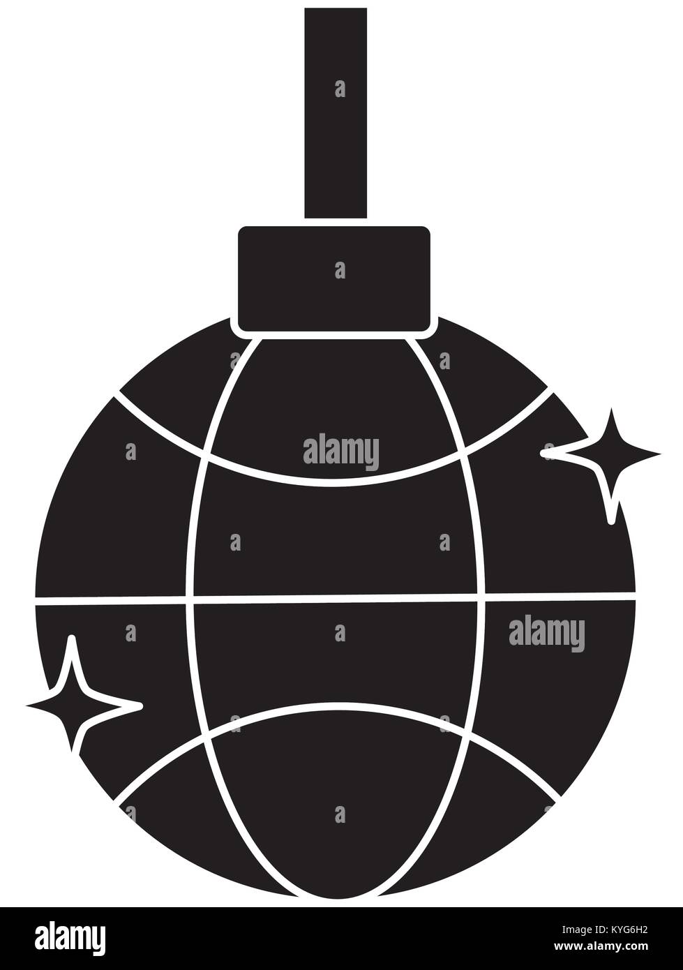 Disco ball symbol Stock Vector Image & Art - Alamy