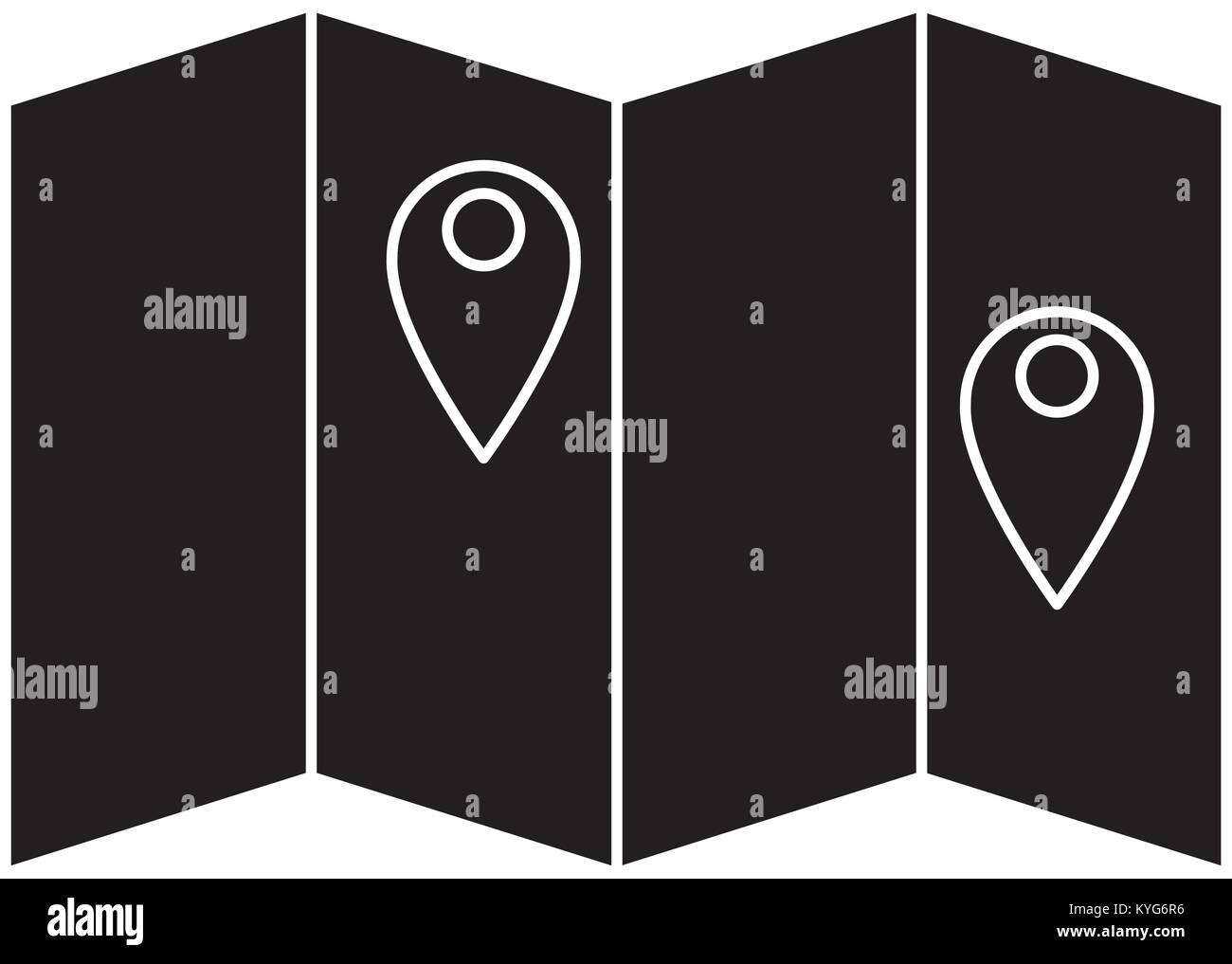 Map location symbol Stock Vector Image & Art - Alamy