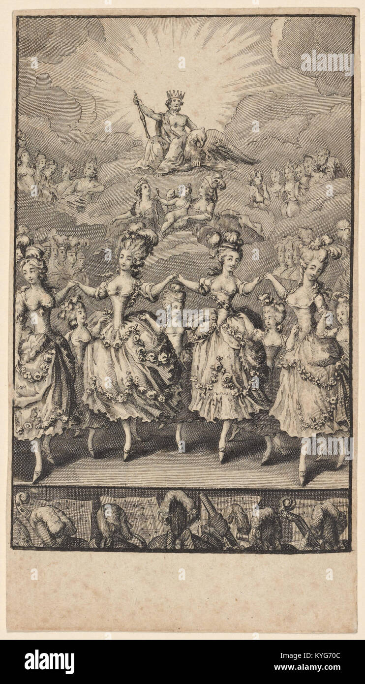 This image captures a scene from the ballet 'Psyché', based on the myth ...