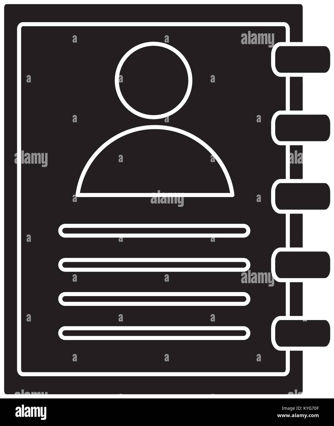 address book symbol Stock Vector Image & Art - Alamy