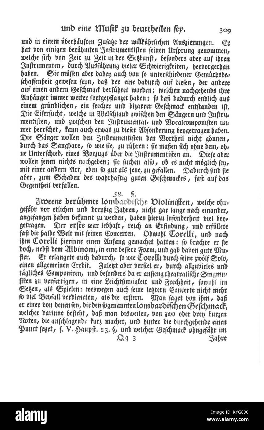 A page from Quantz's Versuch einer Anweisung die Flöte traversière zu ...