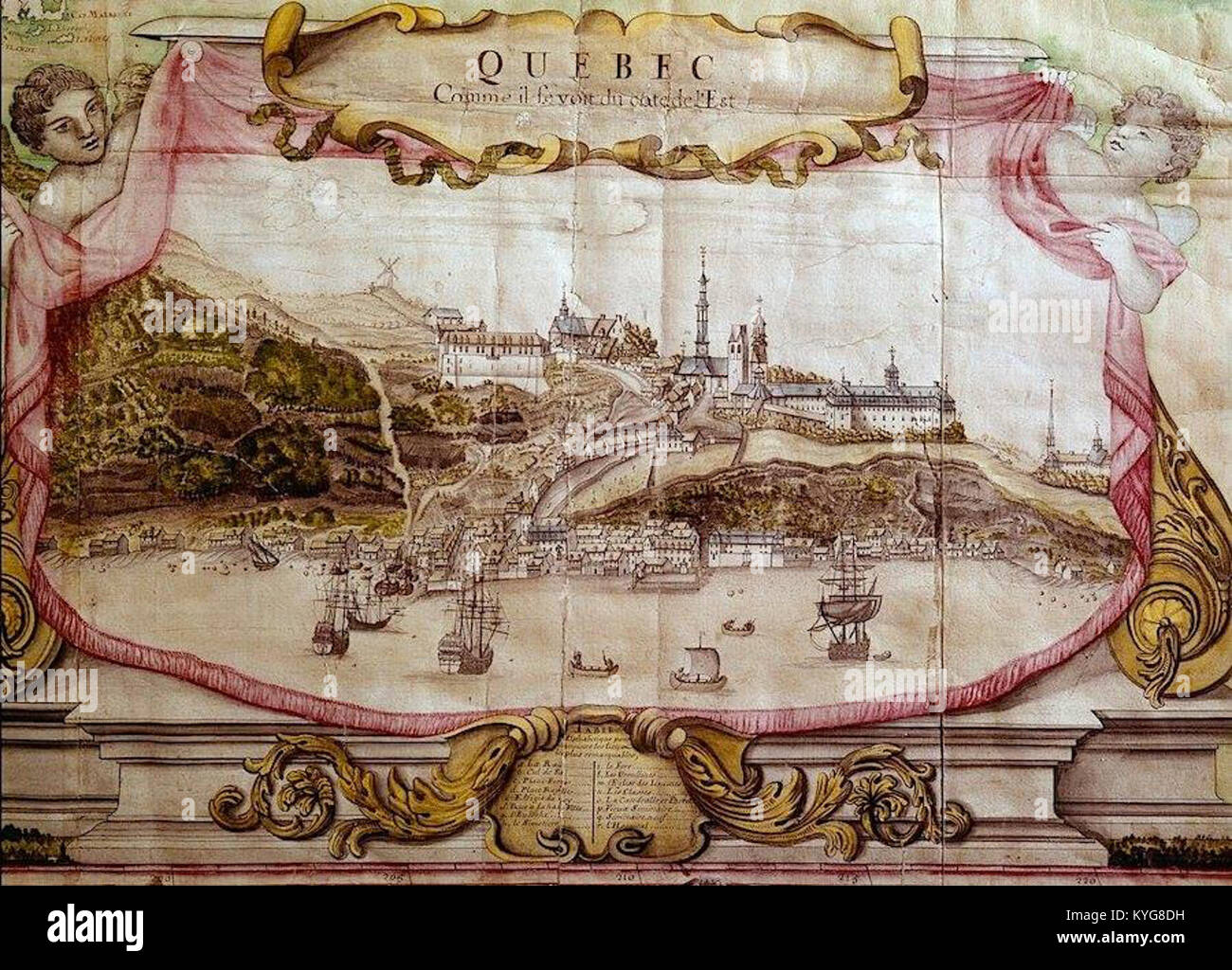 17th america map hi-res stock photography and images - Alamy