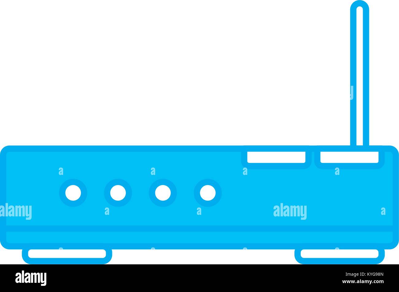 Wifi router antenna Stock Vector Image & Art - Alamy