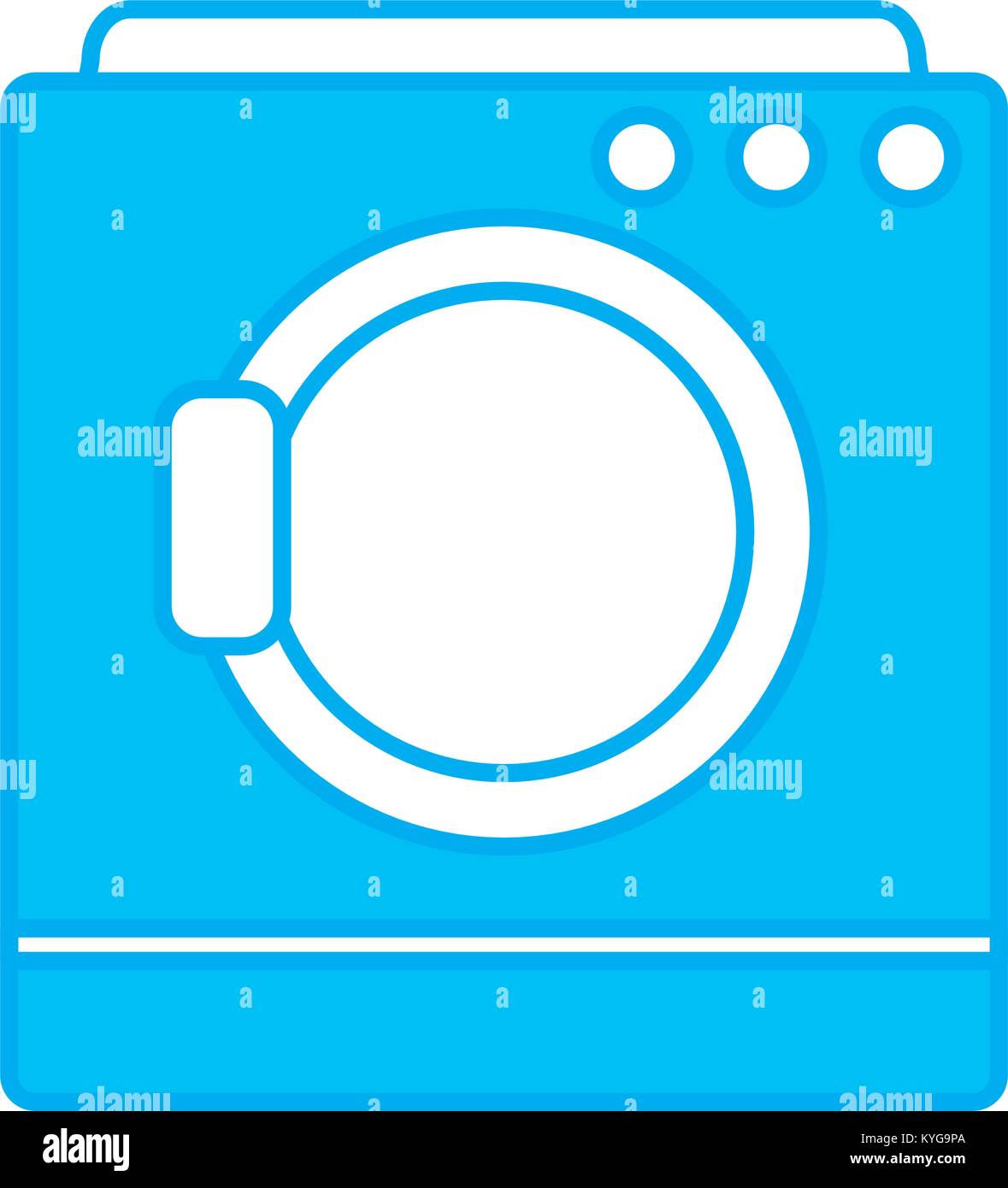 Washer laundry machine Stock Vector Image & Art - Alamy