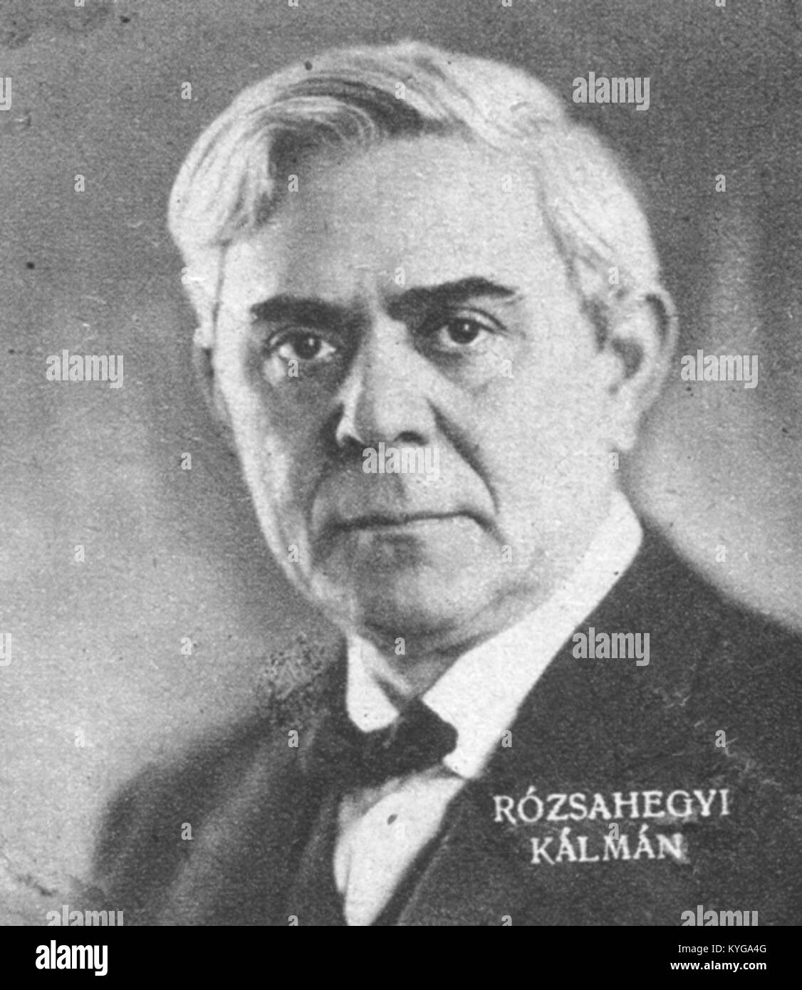 Rózsahegyi Kálmán, a Hungarian actor, is recognized for his ...