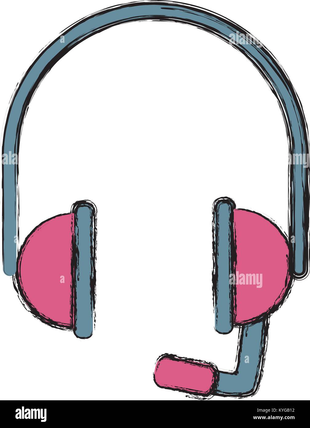 Call center headset Stock Vector Image & Art - Alamy