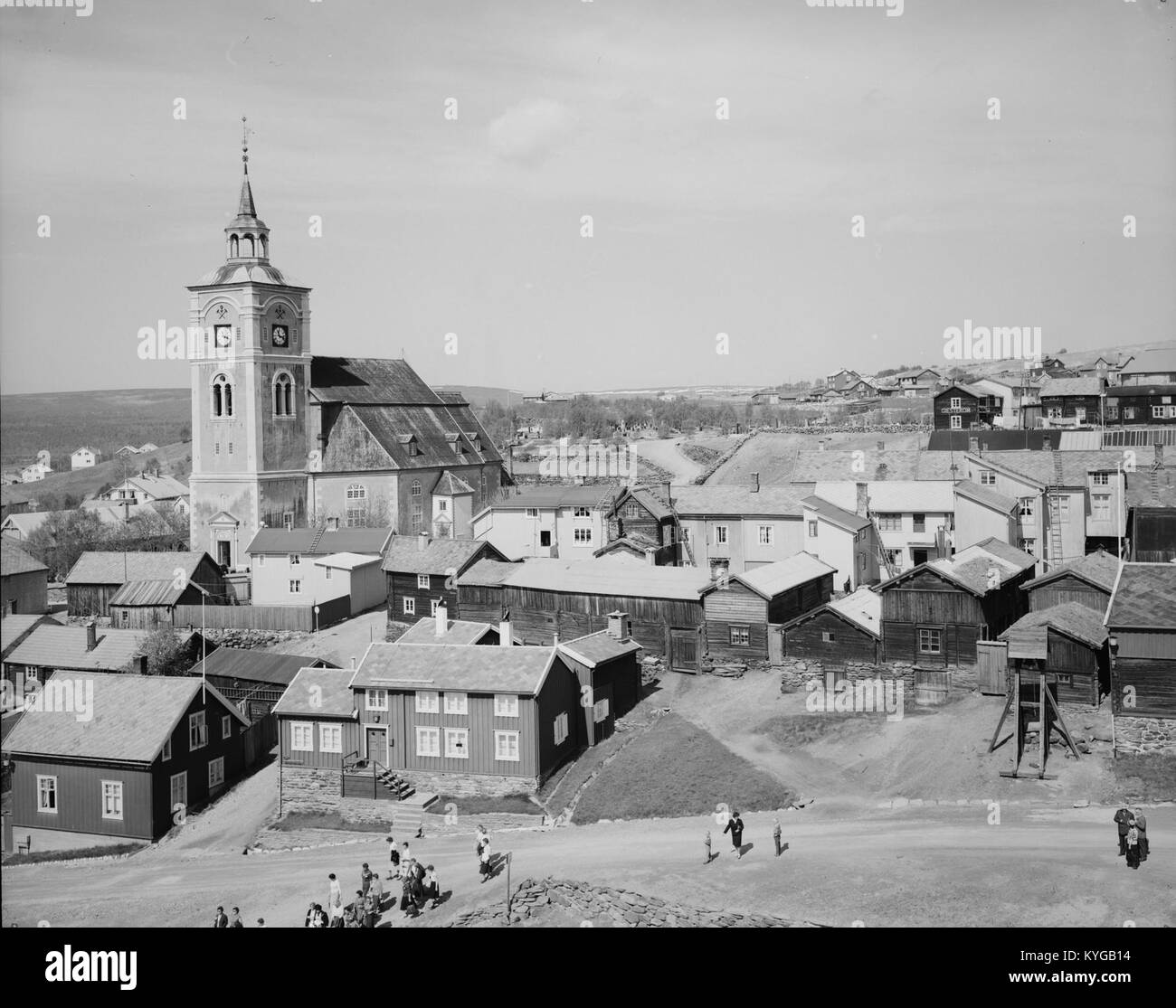 Røros, a Norwegian mining town, known for wooden architecture, cultural ...