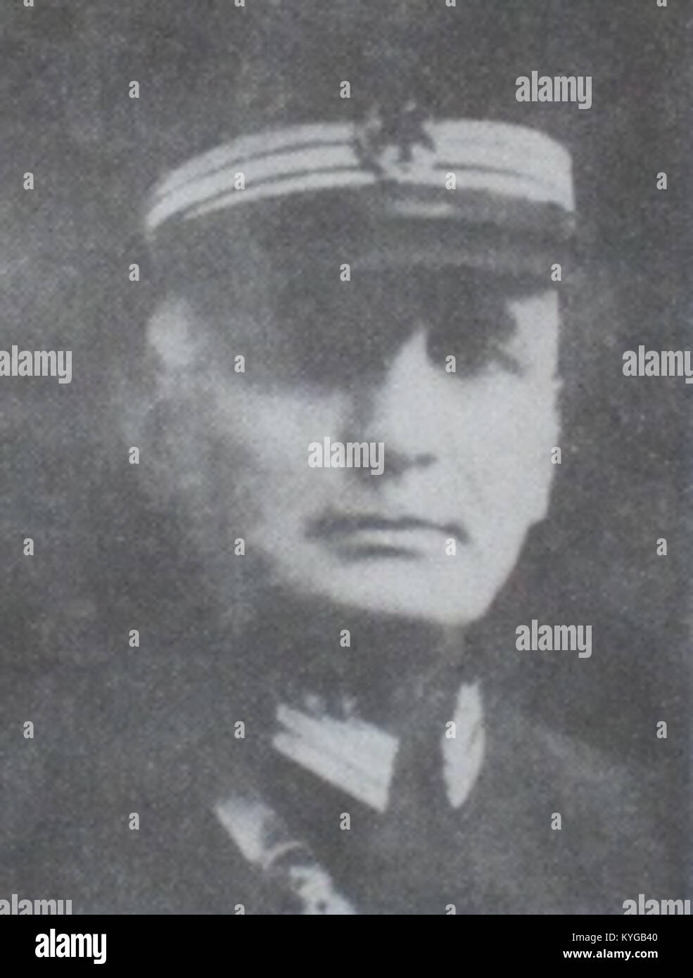Portrait of Rüştü Sakarya (1877–1951), a Turkish general who served in ...