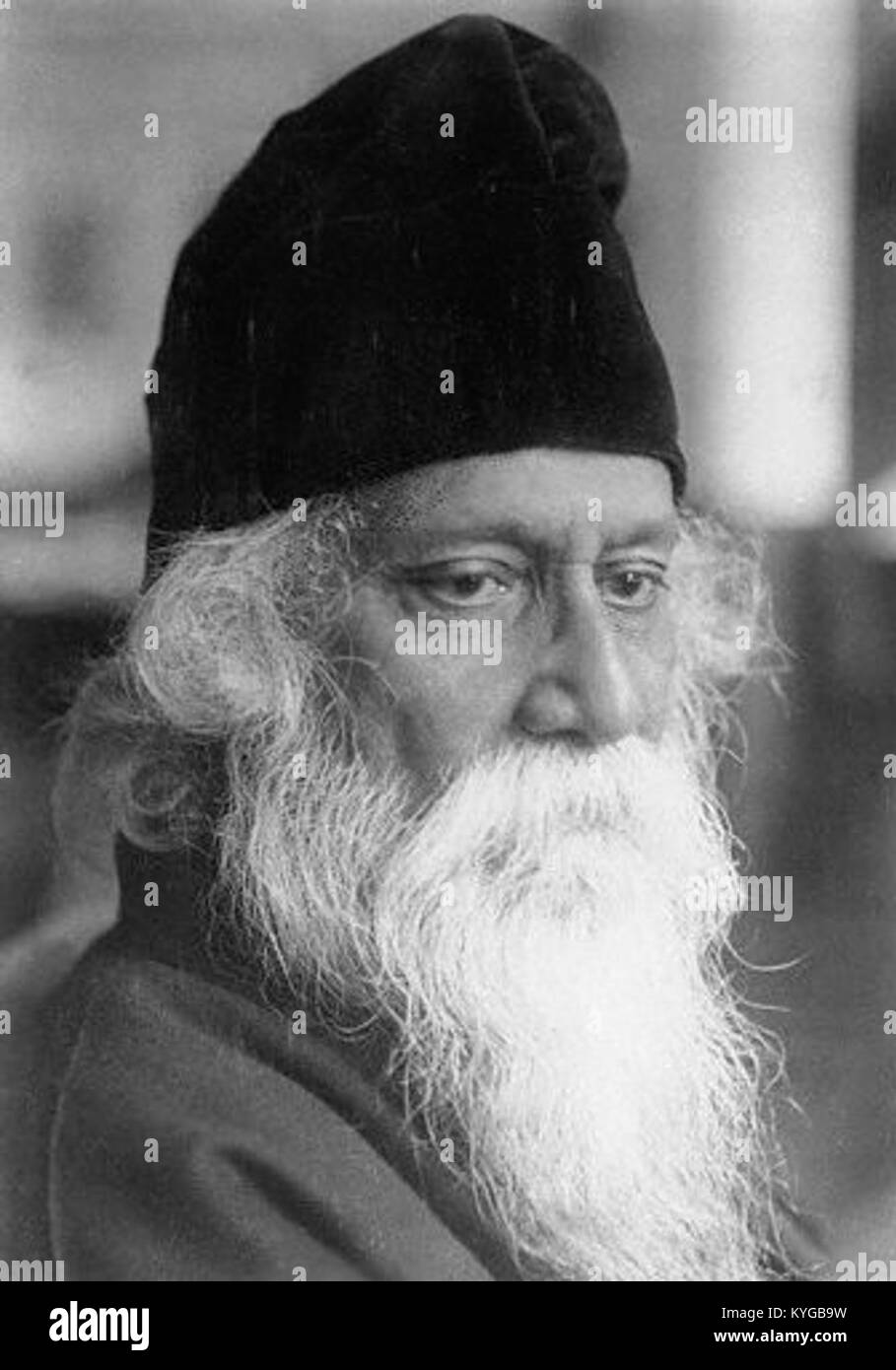 Rabindranath Tagore Portrait Black and White Stock Photos & Images - Alamy