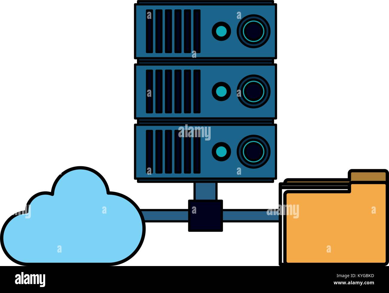 Storage networking technologies Stock Vector Images - Alamy