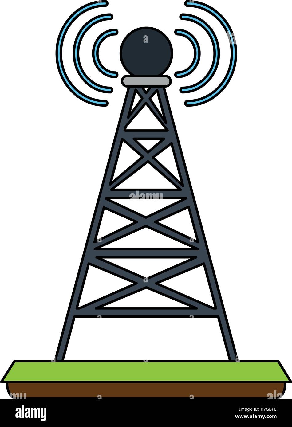 telecommunications antenna symbol Stock Vector Image & Art - Alamy