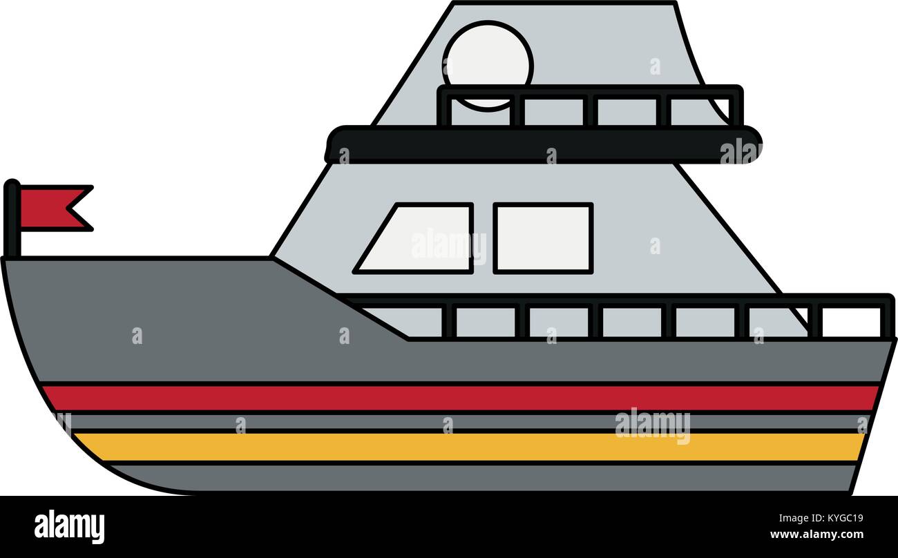 Small floating boat Stock Vector Images - Alamy