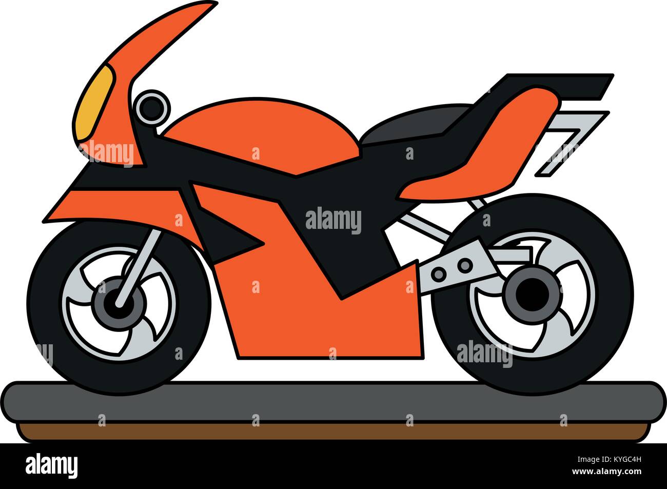 Sport racing motorcycle Stock Vector Image & Art - Alamy