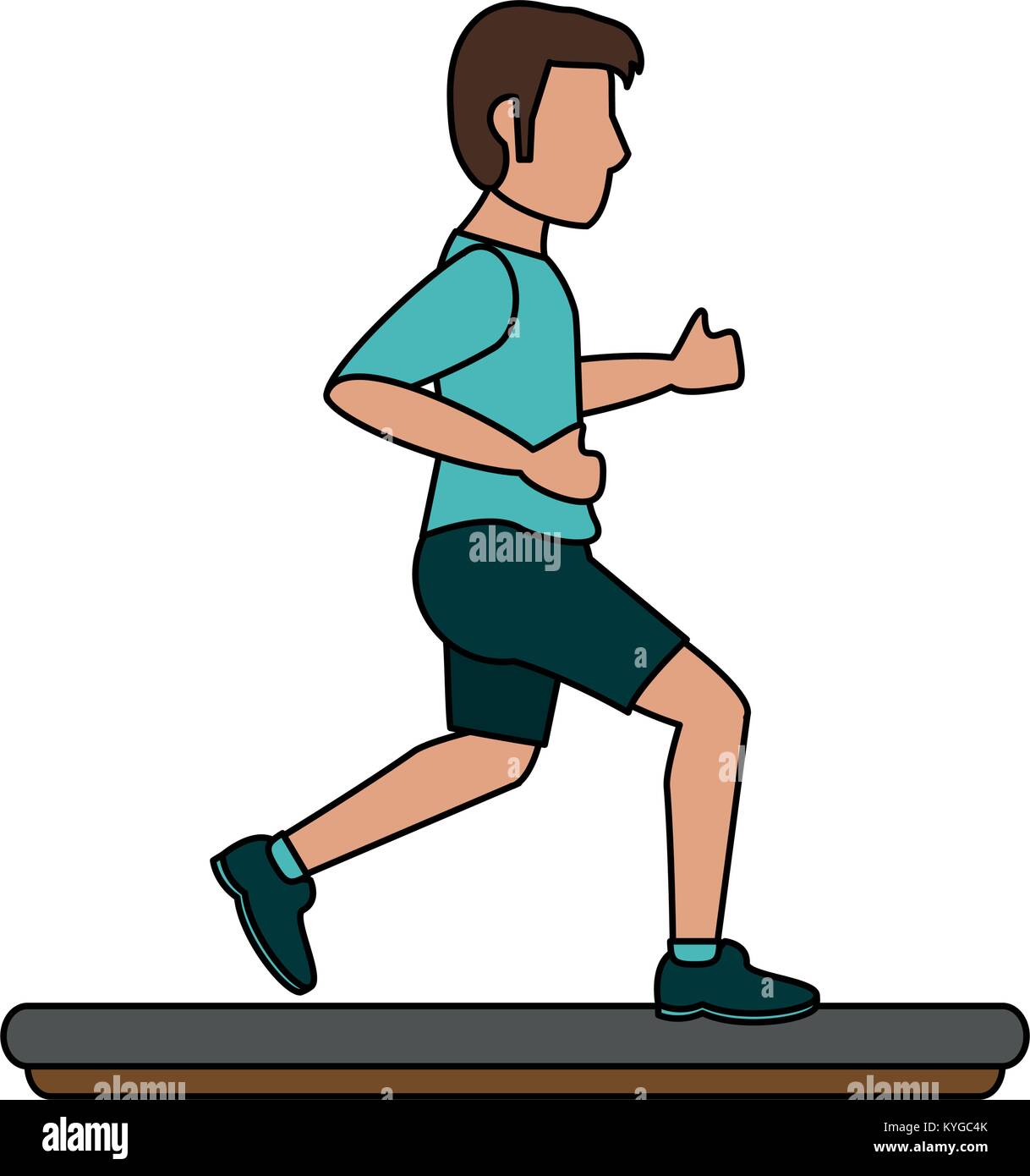 Man running cartoon Stock Vector Image & Art - Alamy