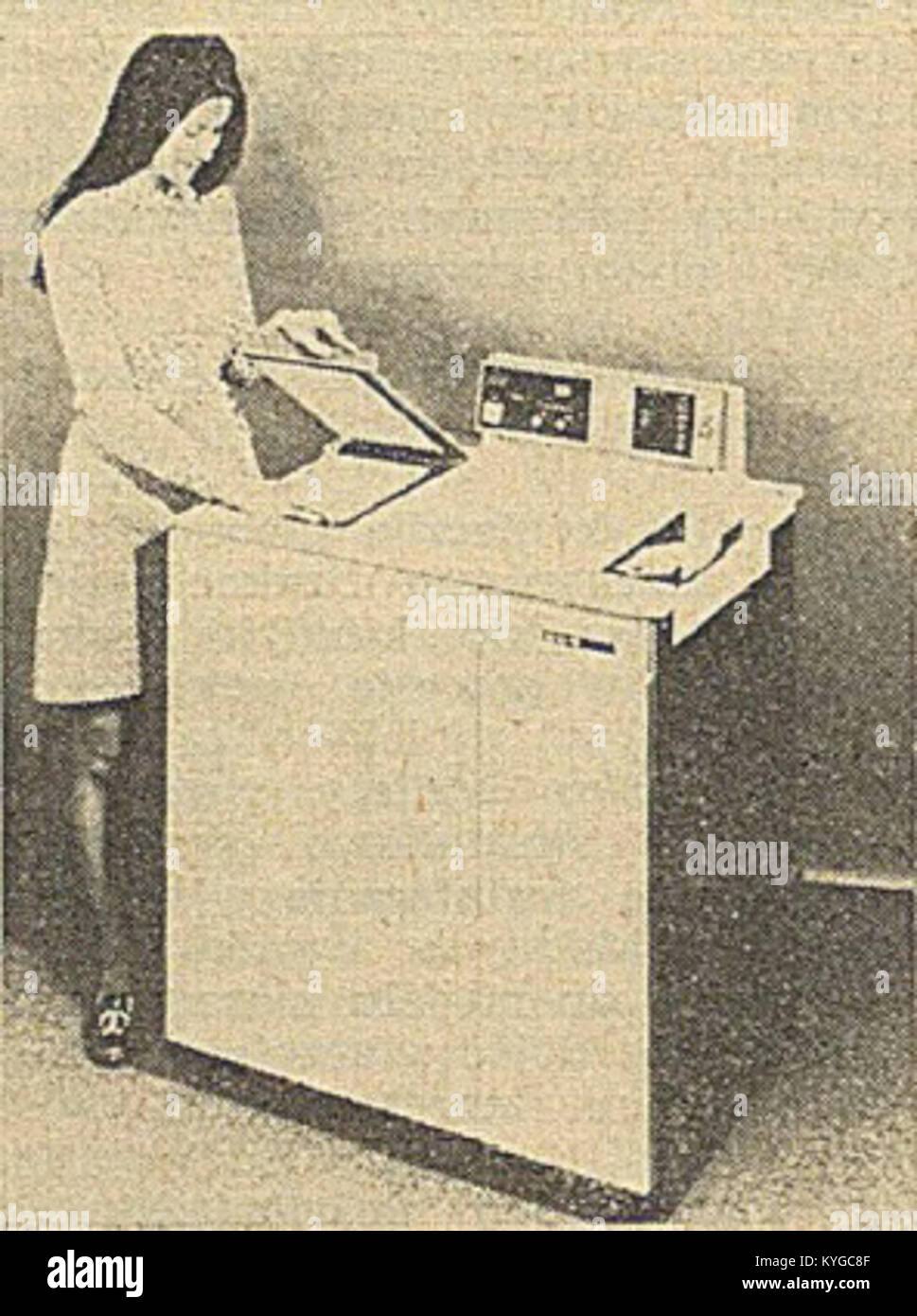 The Rank Xerox 4000, a notable model in the history of photocopiers ...