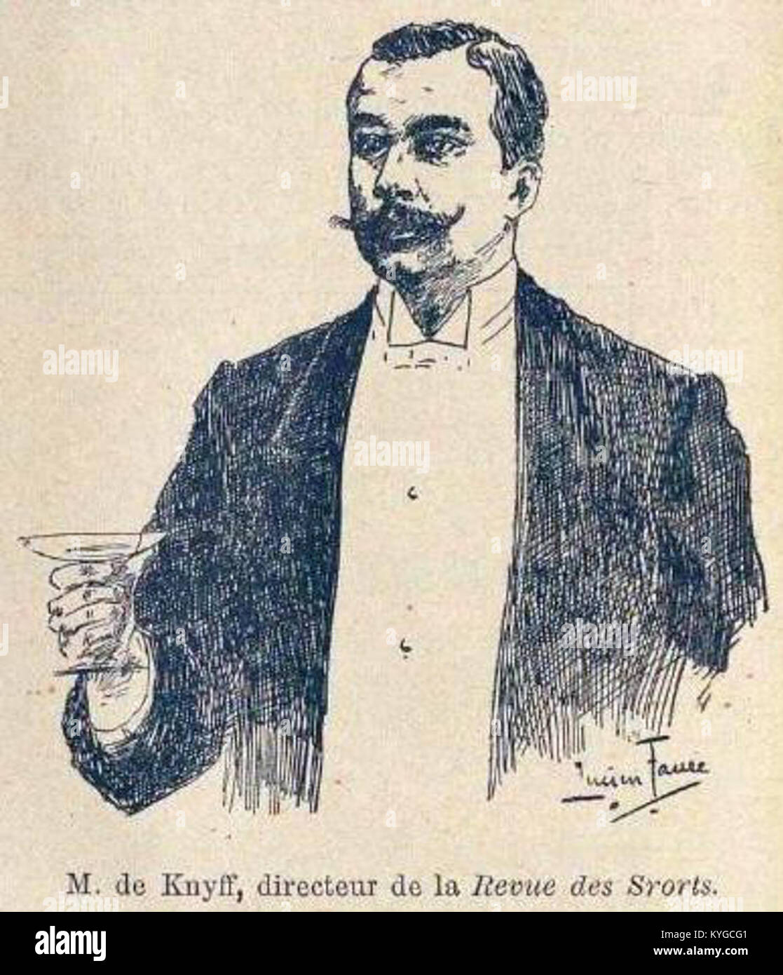 René de Knyff en 1892 Stock Photo - Alamy