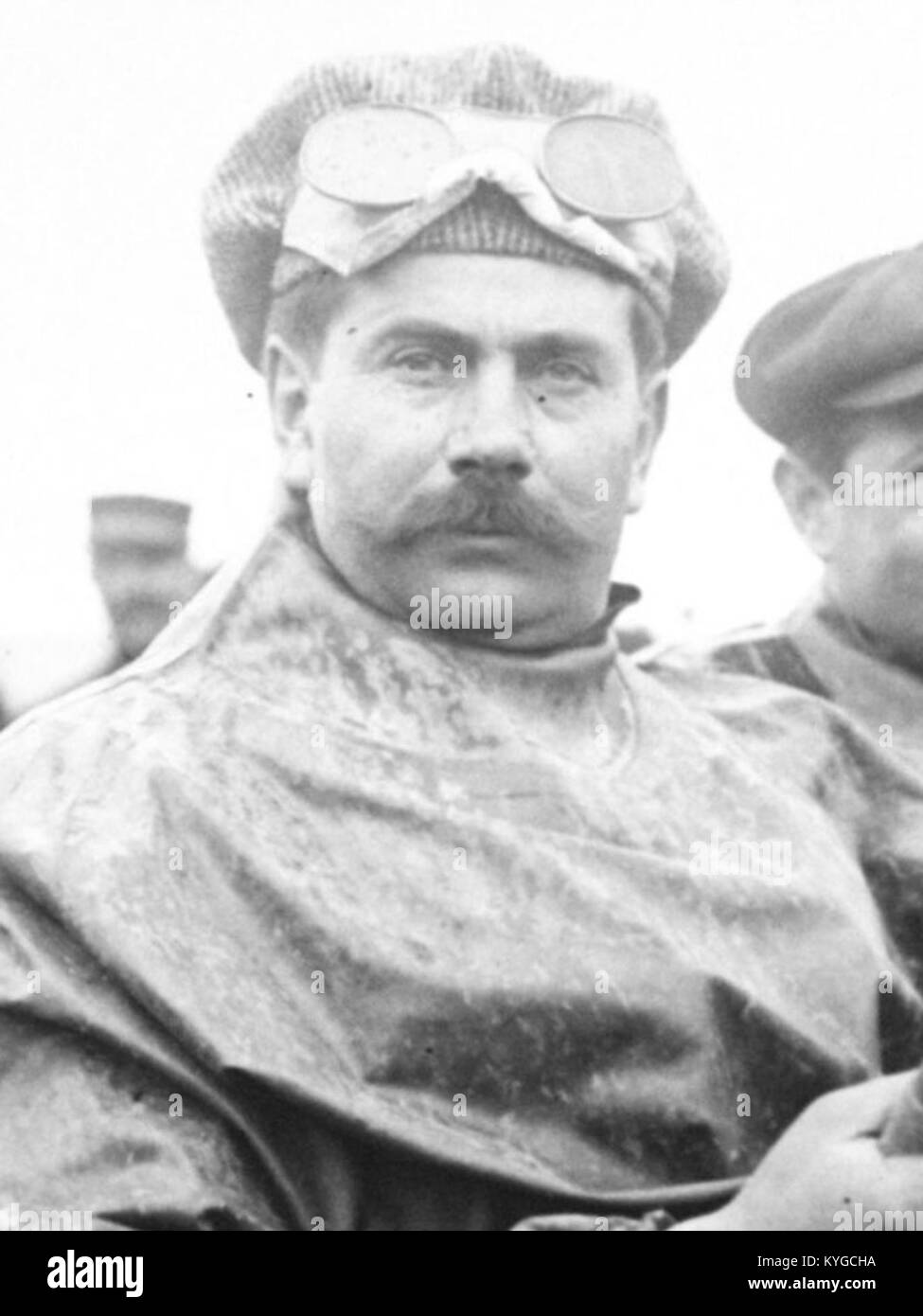 René Hanriot in his Lorraine-Dietrich at the 1912 French Grand Prix at ...