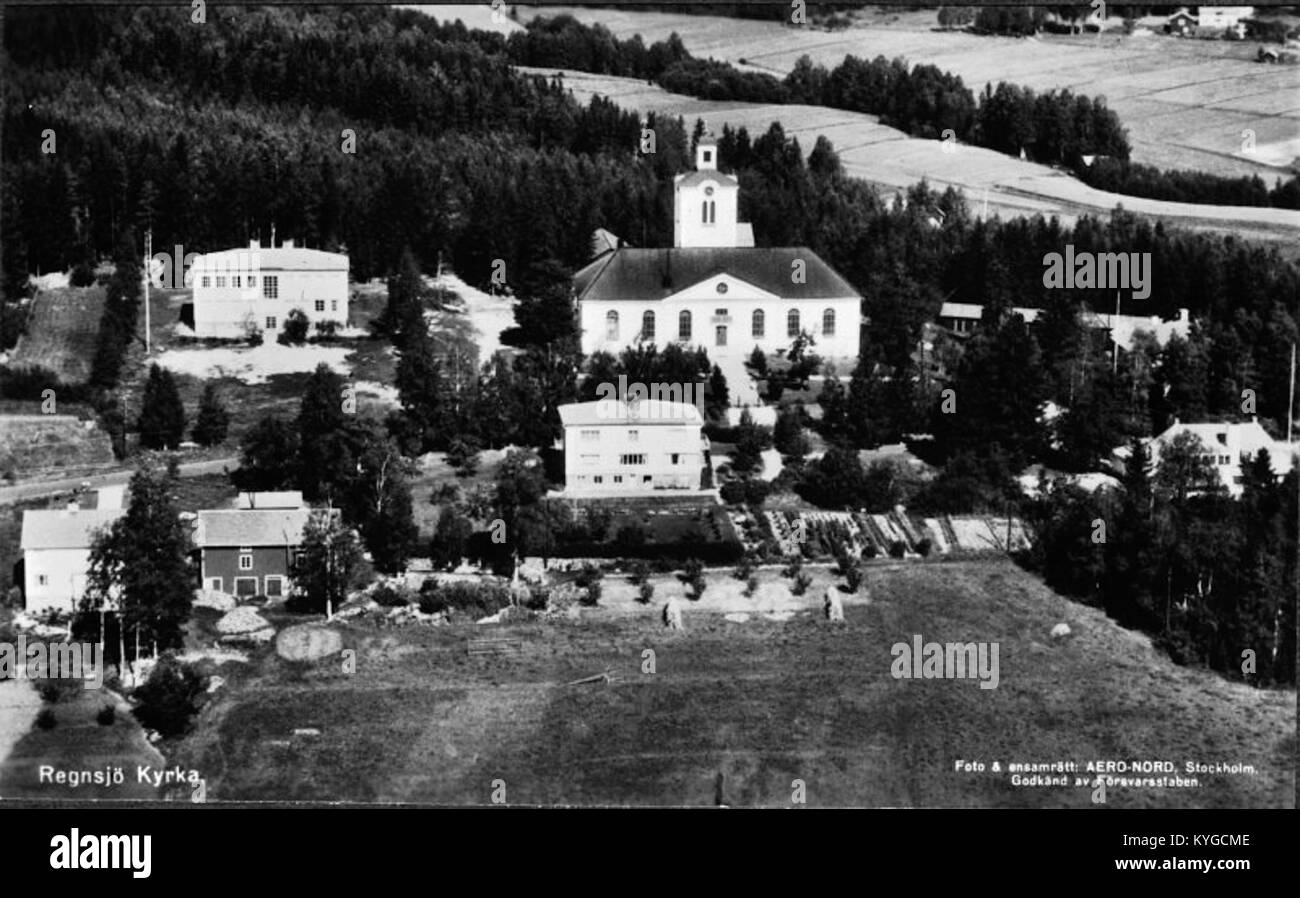 Rengsjö Church in Sweden is a picturesque example of Swedish wooden ...