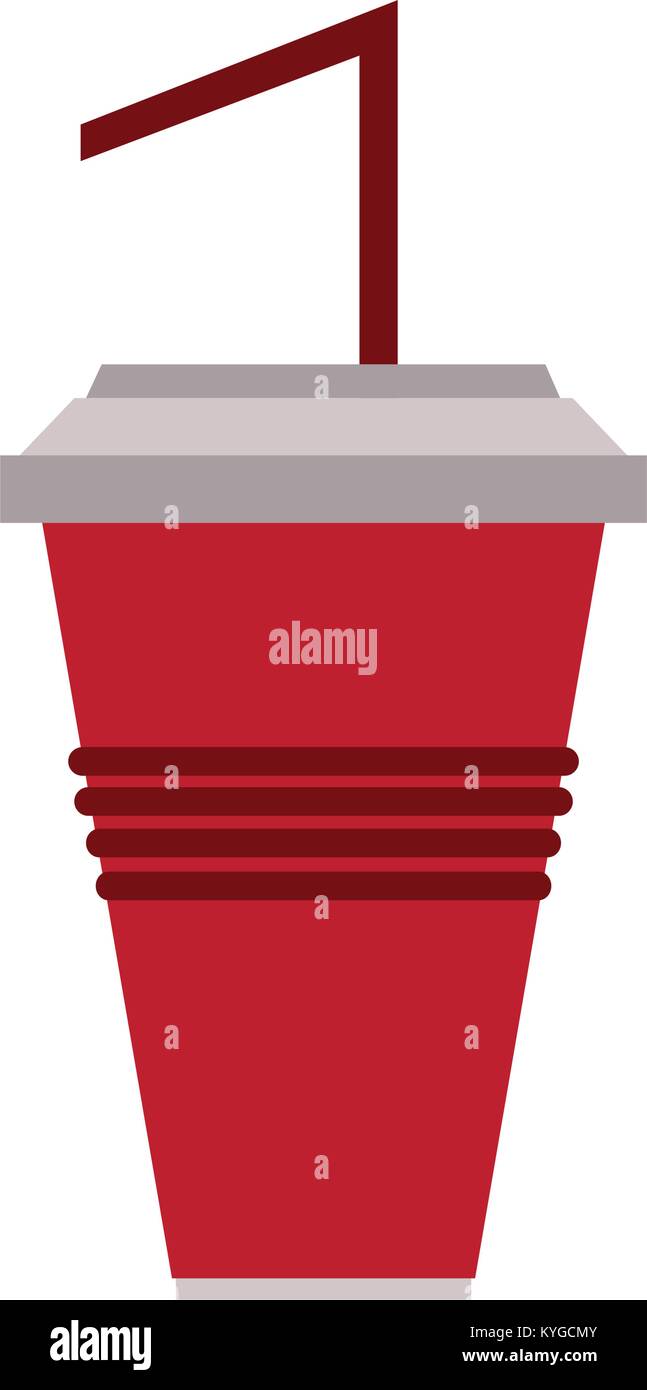 Soda cup isolated Stock Vector Image & Art - Alamy