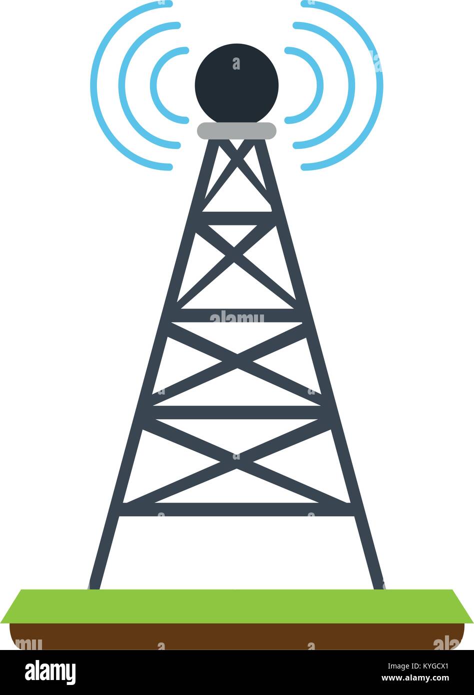 telecommunications antenna symbol Stock Vector Image & Art - Alamy