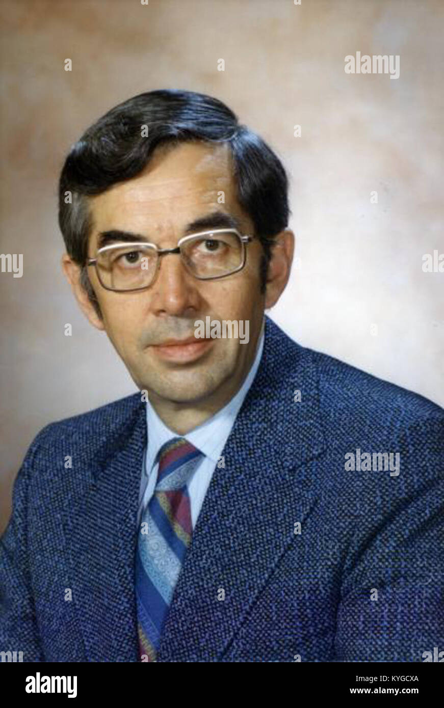 A photograph featuring H.A. 'Barney' Goltz, a representative in the ...