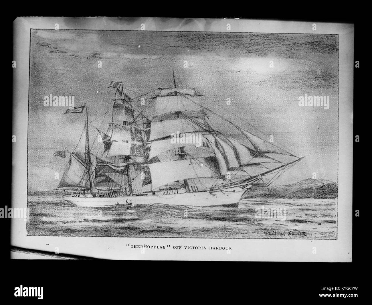 A reproduced drawing of a historical design, captured as a digital ...