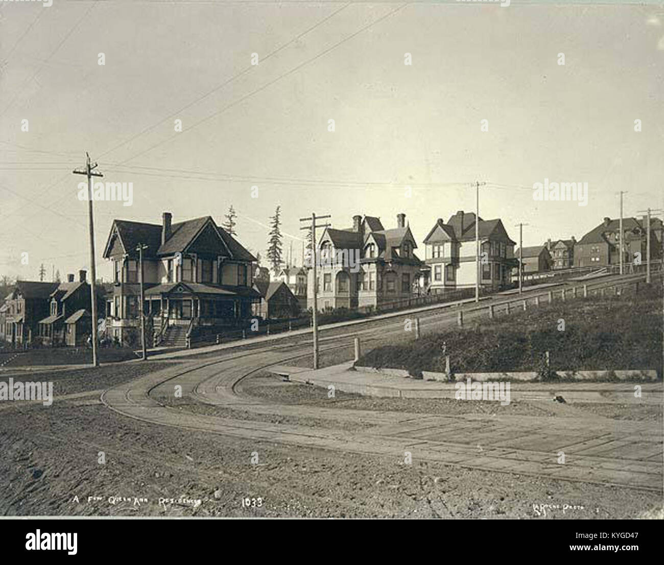 Seattle queen anne district hi-res stock photography and images - Alamy