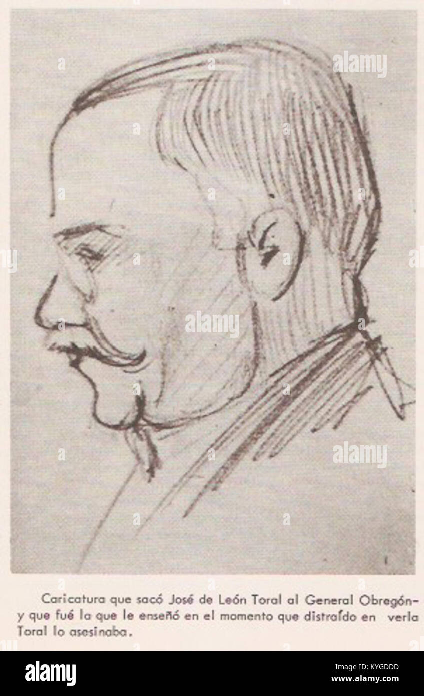 Portrait of Álvaro Obregón, a key figure in Mexican history, known for ...